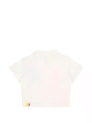 AAPE BY *A BATHING APE Bunny-embroidered Cropped T-shirt