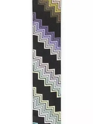 Missoni Zigzag Skinny Scarf - Black