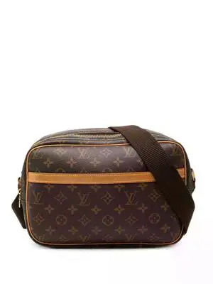 LOUIS VUITTON Monogram Reporter Pm Crossbody Bag