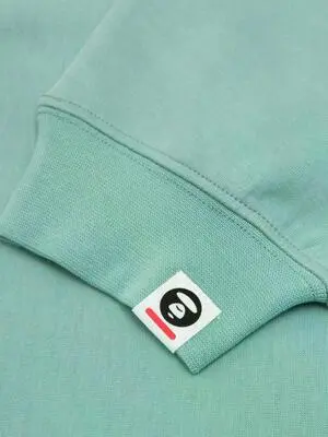 AAPE BY *A BATHING APE Moonface Embroidered Cropped Sweater