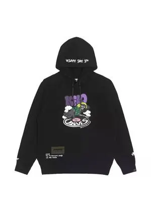 AAPE BY *A BATHING APE Aaper Graphic-print Hoodie - Black