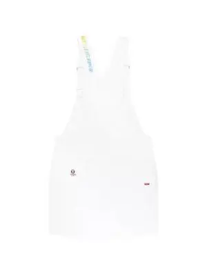 AAPE BY *A BATHING APE Logo-patch Dungaree Skirt