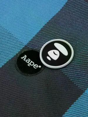 AAPE BY *A BATHING APE Moonface Gradient Plaid Shirt
