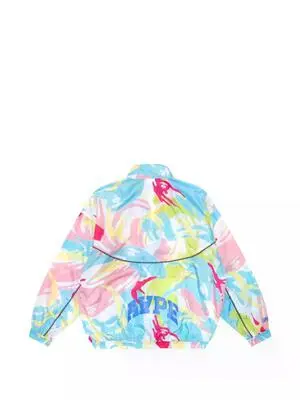 AAPE BY *A BATHING APE Moonface Camouflage Print Zip-up Jacket
