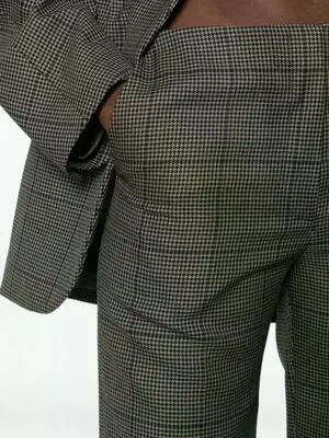 MUGLER Check-pattern Trousers