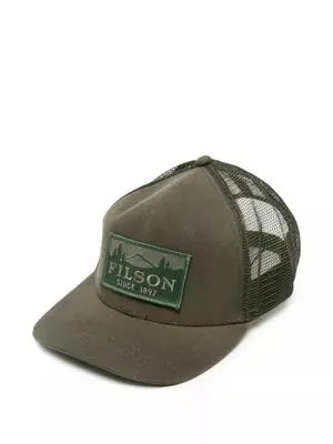 Filson Logo Patch Mesh Trucker Cap - Green