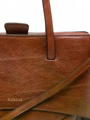 HIDESINS Grained Leather Tote Bag