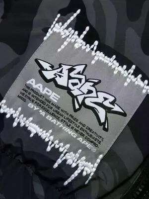 AAPE BY *A BATHING APE Moonface Camo-print Jacket