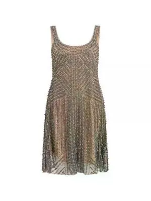 Alberta Ferretti Embellished Mini Dress