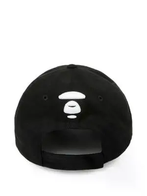 AAPE BY *A BATHING APE Logo-patch Curved-brim Cap - White