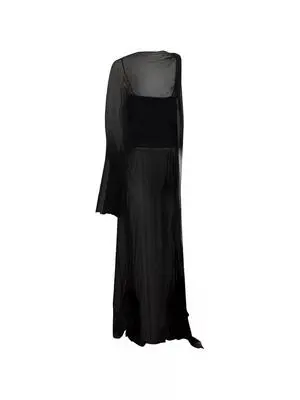 Alberta Ferretti Draped Asymmetric Dress