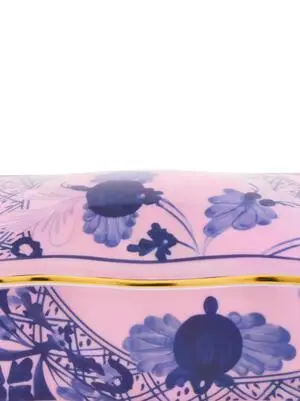 GINORI 1735 Oriente Italiano Rectangular Trinket Box - Pink
