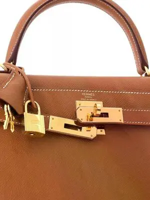 Hermès Kelly Handbag Epsom With Gold Hardware 28 Satchel