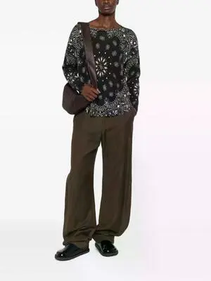 KUJTEN Bandana-print Sweater