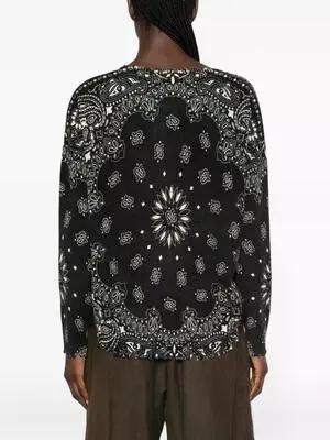 KUJTEN Bandana-print Sweater