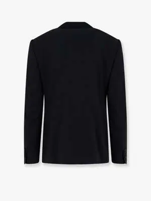 Giorgio Armani Soho Virgin Wool Tuxedo Blazer