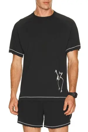 Y3 Gfx Run Tee - Black