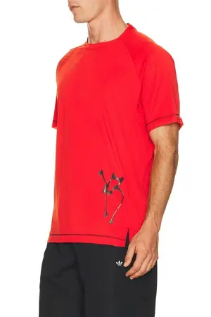 Y3 Gfx Run Tee - Red