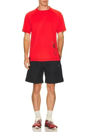 Y3 Graphic Print Jersey T-shirt - Red