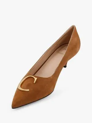 Dior Suede Pumps With Cd Initials - Multicolor