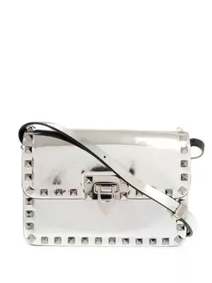 Valentino Garavani 2000-2017 Small Mirror Calfskin Rockstud23 Shoulder Bag