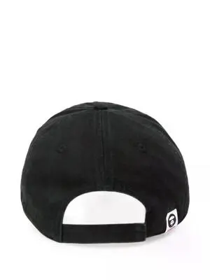 AAPE BY *A BATHING APE Moonface Embroidered Baseball Cap - Black