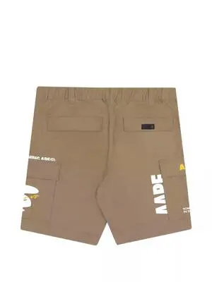 AAPE BY *A BATHING APE Moonface Logo-print Cargo Shorts
