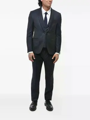 Corneliani Satin-trim Three-piece Suit