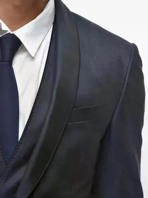 Corneliani Satin-trim Three-piece Suit