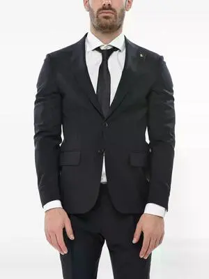 Corneliani Single-breasted Flap-pocket Suit - Blue