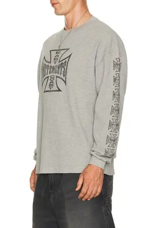 Vetements Big Biker Cross Waffle Longsleeve