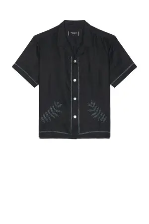 TRIBE AND TRUE Pablo Shirt In Green - Black Wisper Frame