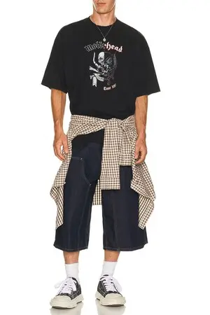 Vetements X Motorhead Double Graphic Cut-up T-shirt In Black