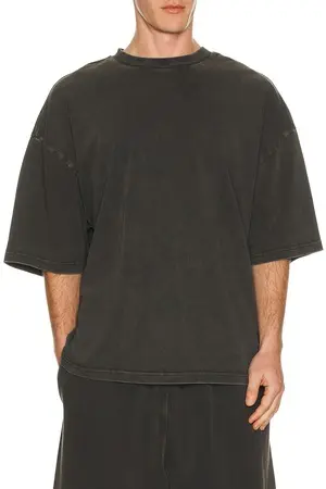 ENTIRE STUDIOS Heavy Boxy Tee - Washed Black