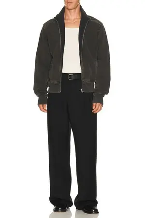 ENTIRE STUDIOS Standard Track Jacket In Black - Washed Black