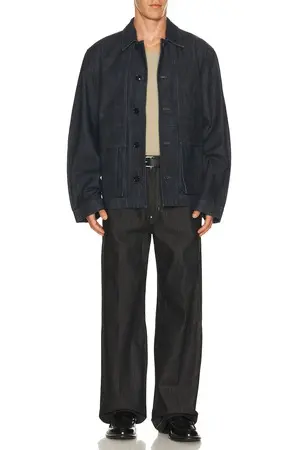 LEMAIRE Boxy Jacket In Blue