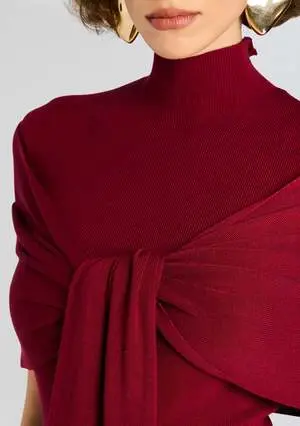 SEROYA Noemi Knit Tie Top