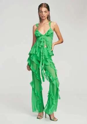 Retrofete Ibiza Silk Chiffon Pant