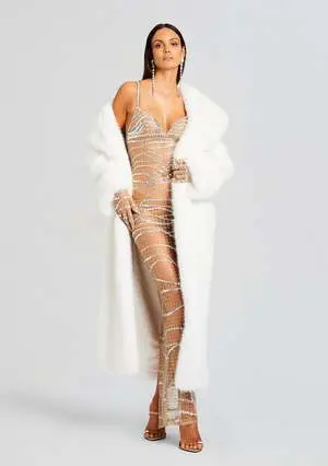 Retrofete Averie Faux Fur Coat