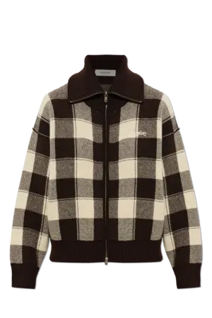 GOLDEN GOOSE Wool Cardigan With Turtleneck