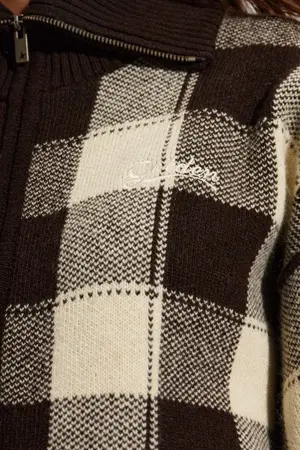 GOLDEN GOOSE Wool Cardigan With Turtleneck