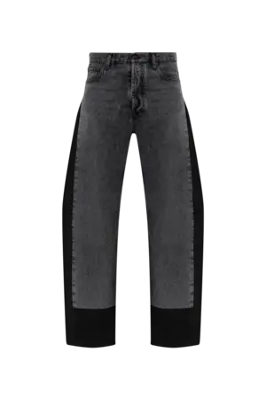 DARKPARK Laurene Boyfriend Fit Denim Trousers - Grey