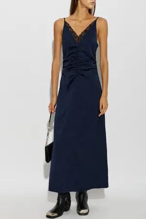 Baum Und Pferdgarten Atalie Maxi Dress With Lace Trim