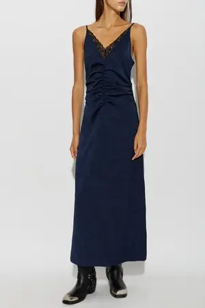 Baum Und Pferdgarten Atalie Maxi Dress With Lace Trim