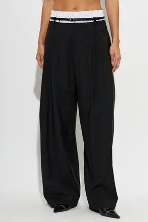 Alexander Wang Wool Trousers With Belt