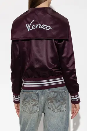 Kenzo Embroidered Logo Bomber Jacket