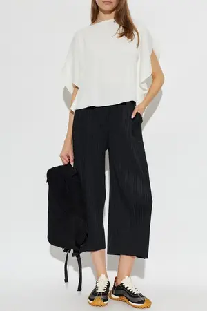 Issey Miyake Pleated Culotte Trousers