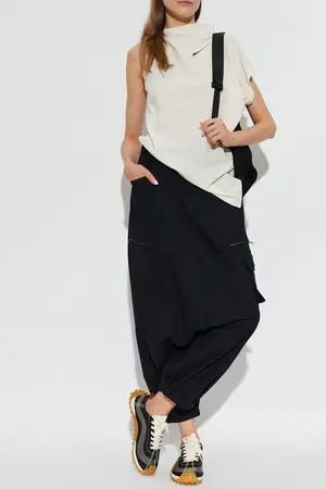 Issey Miyake Asymmetrical Top With A Shoulder Slit