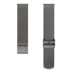 Lilienthal Berlin Mesh Anthracite Brushed Watch Strap