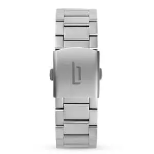 Lilienthal Berlin Stainless Steel Matte Watch Strap - Silver